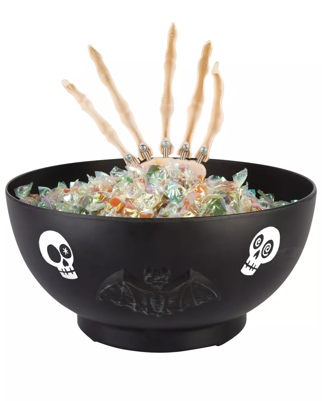 Creepy Candy Bowl With Moving Skeleton Hand 🎃 | Horror-Shop.com