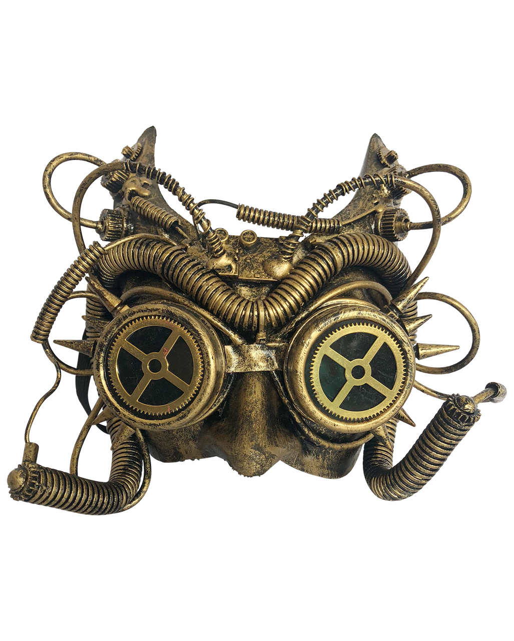Cyber Owl Steampunk Mask | Aviator goggles | Horror-Shop.com