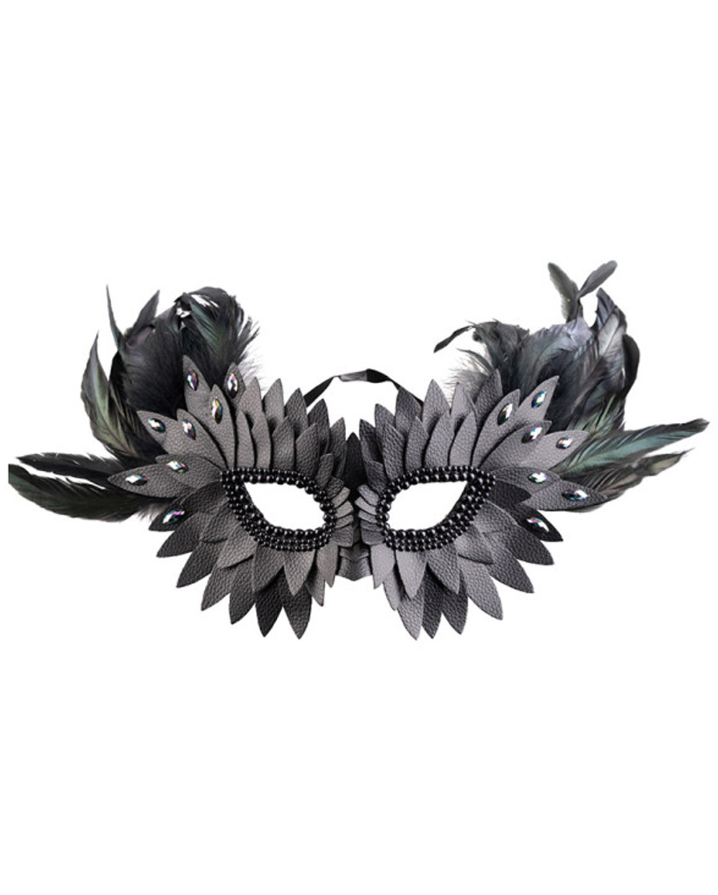 Dark Owl Eye Mask for Halloween & masquerade ball | Horror-Shop.com