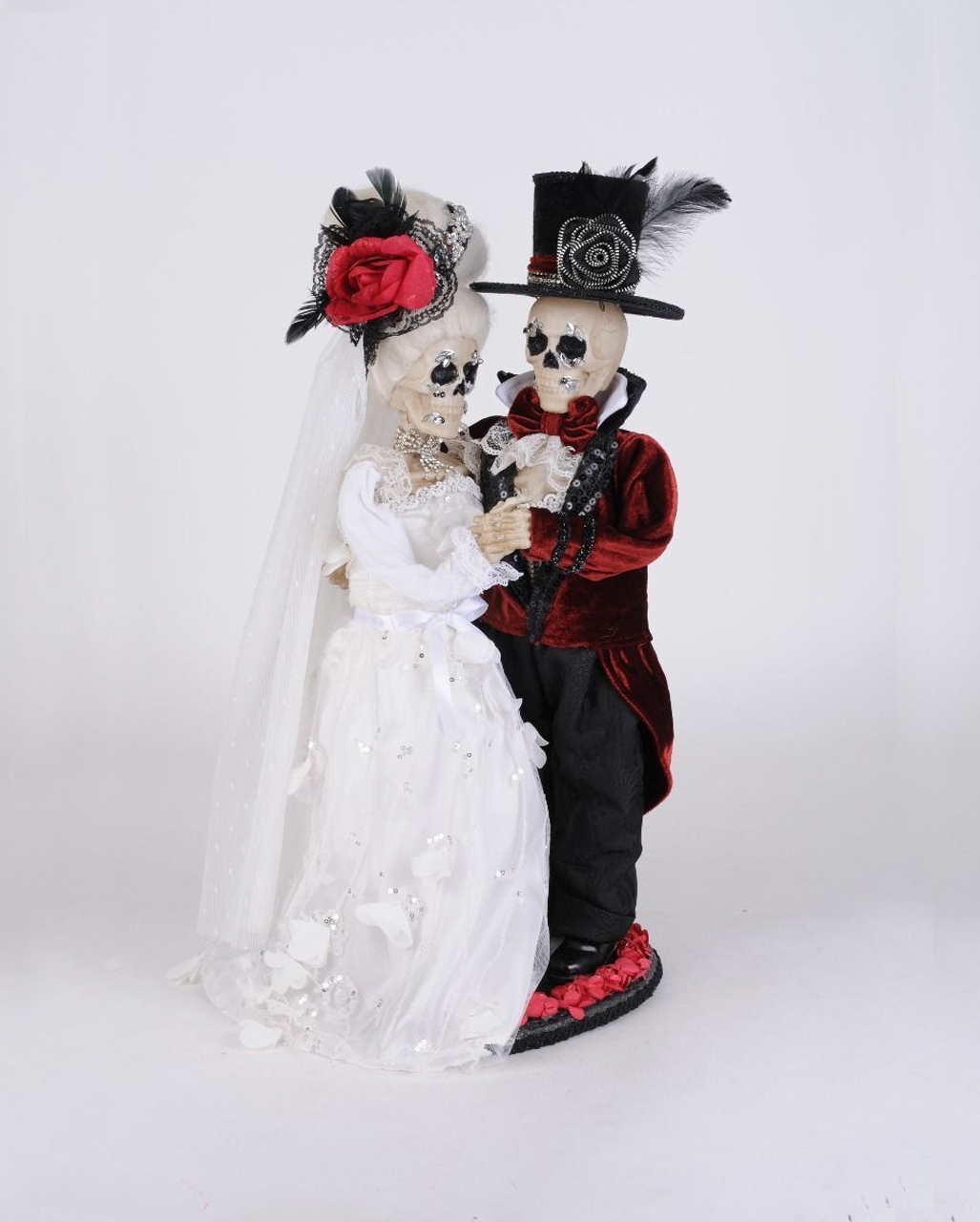 Exquisite Skeleton Wedding Couple 60cm order 💀 | Horror-Shop.com