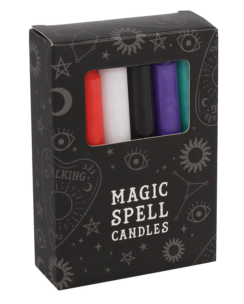 Colored "Mixed" Magic Candles 12 Pcs. | Pagan Deco | Horror-Shop.com