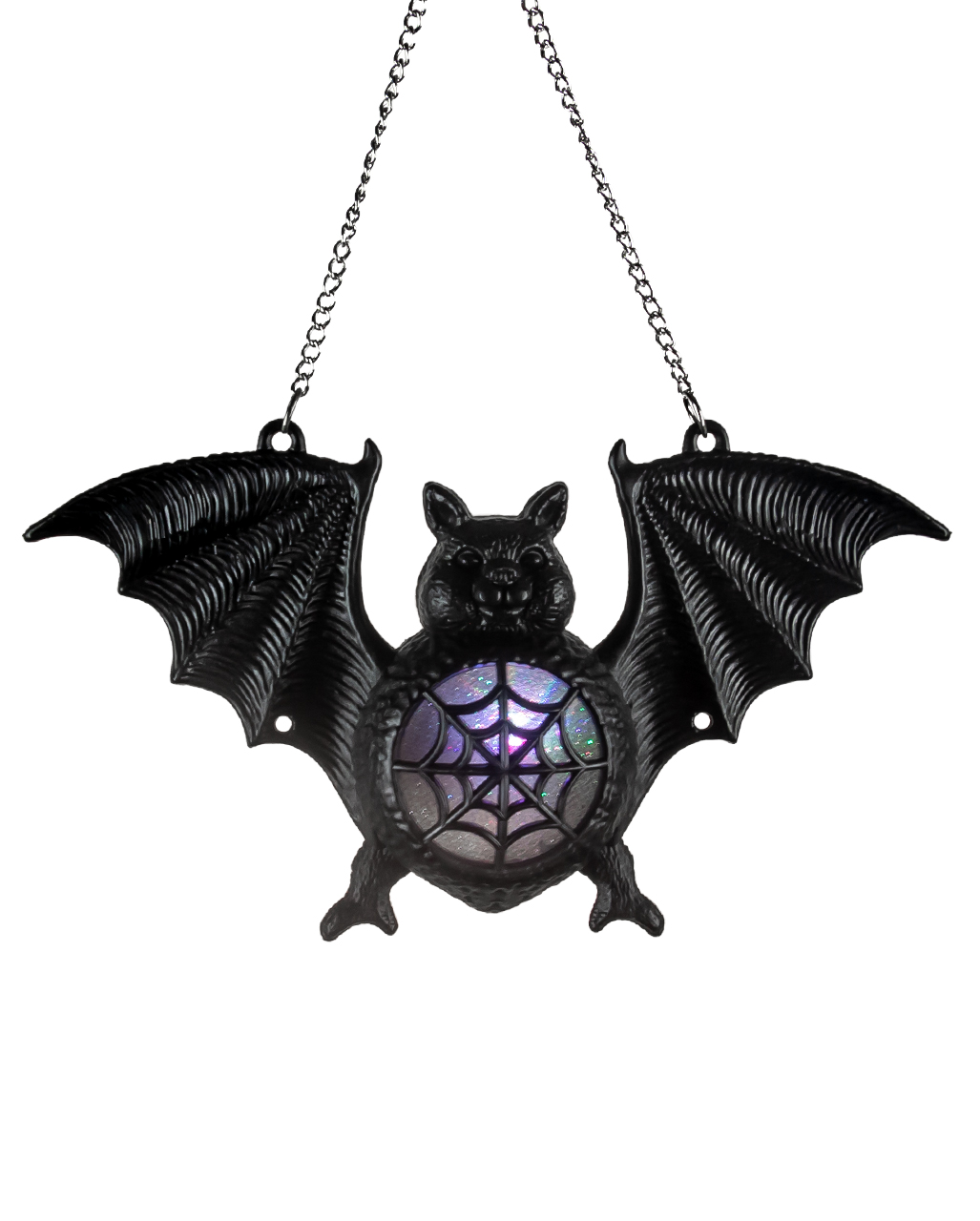 Decorative Bat Ornament With LED 17cm Halloween gimmick | Horror-Shop.com