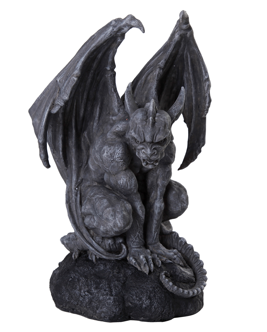 Gargoyle Sitting On Rock 32cm order ★ | Horror-Shop.com