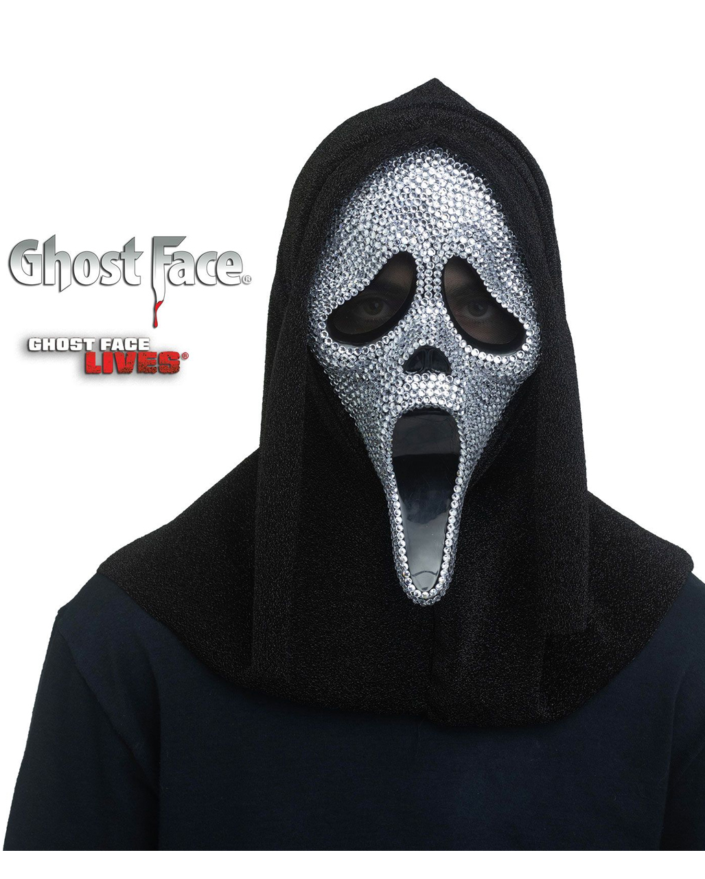 Ghost Face Bling Mask | Scream costume accessories | Horror-Shop.com