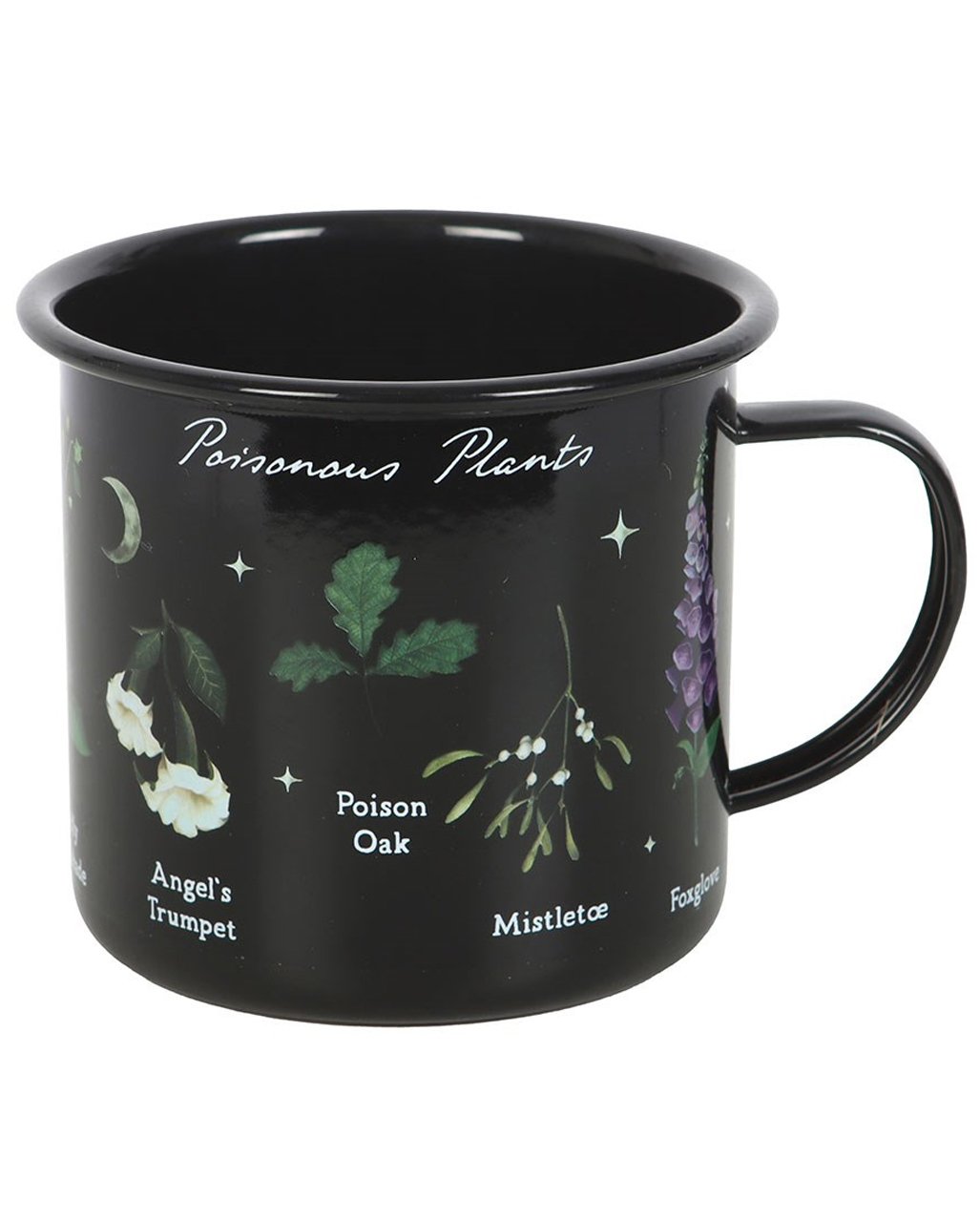 Gothic Kaffeebecher mit Giftpflanzen als Motiv als Deko | Horror-Shop.com