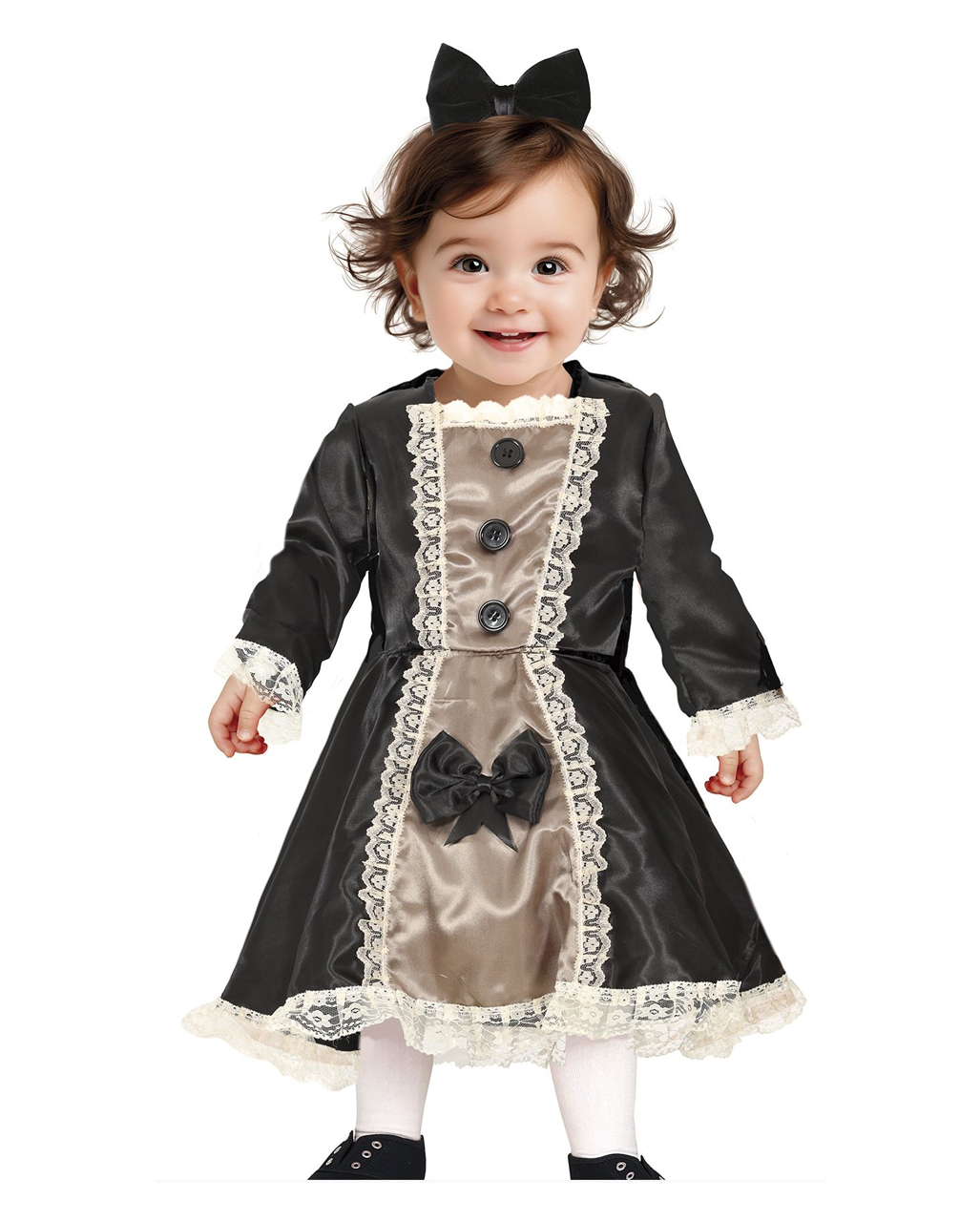 Gothic Doll Toddler Costume for Halloween | Horror-Shop.com