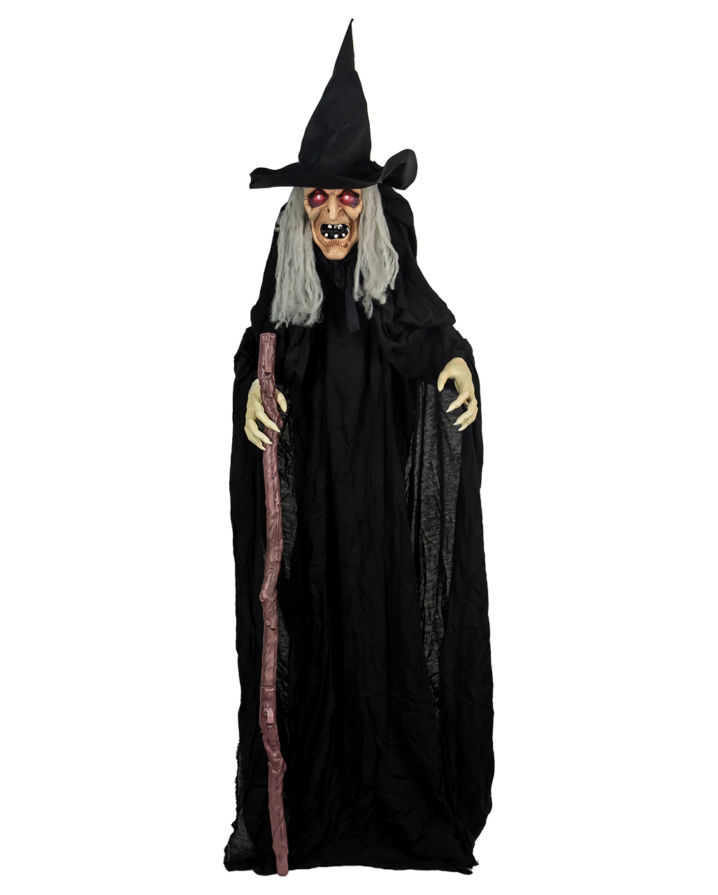 Halloween Animatronic Hexe Agatha 180cm als Deko | Horror-Shop.com