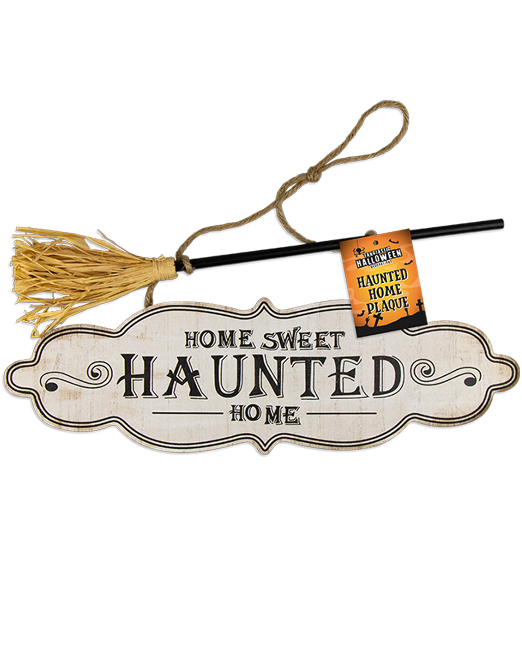 Halloween Wooden Sign Home Sweet Haunted Home 40x36cm ★ | Horror-Shop.com