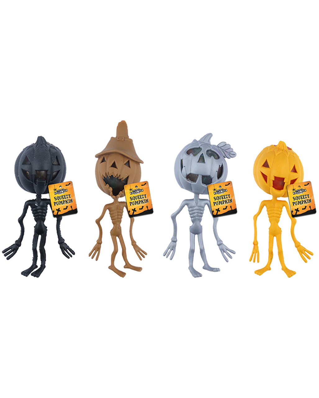 Halloween Squeeze Kürbis Spielzeug 1 St. als Gimmick | Horror-Shop.com