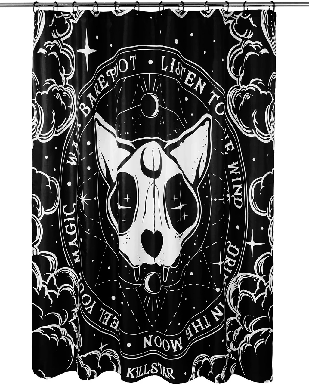 KILLSTAR Bathroom Witch Shower Curtain for gothics | Horror-Shop.com