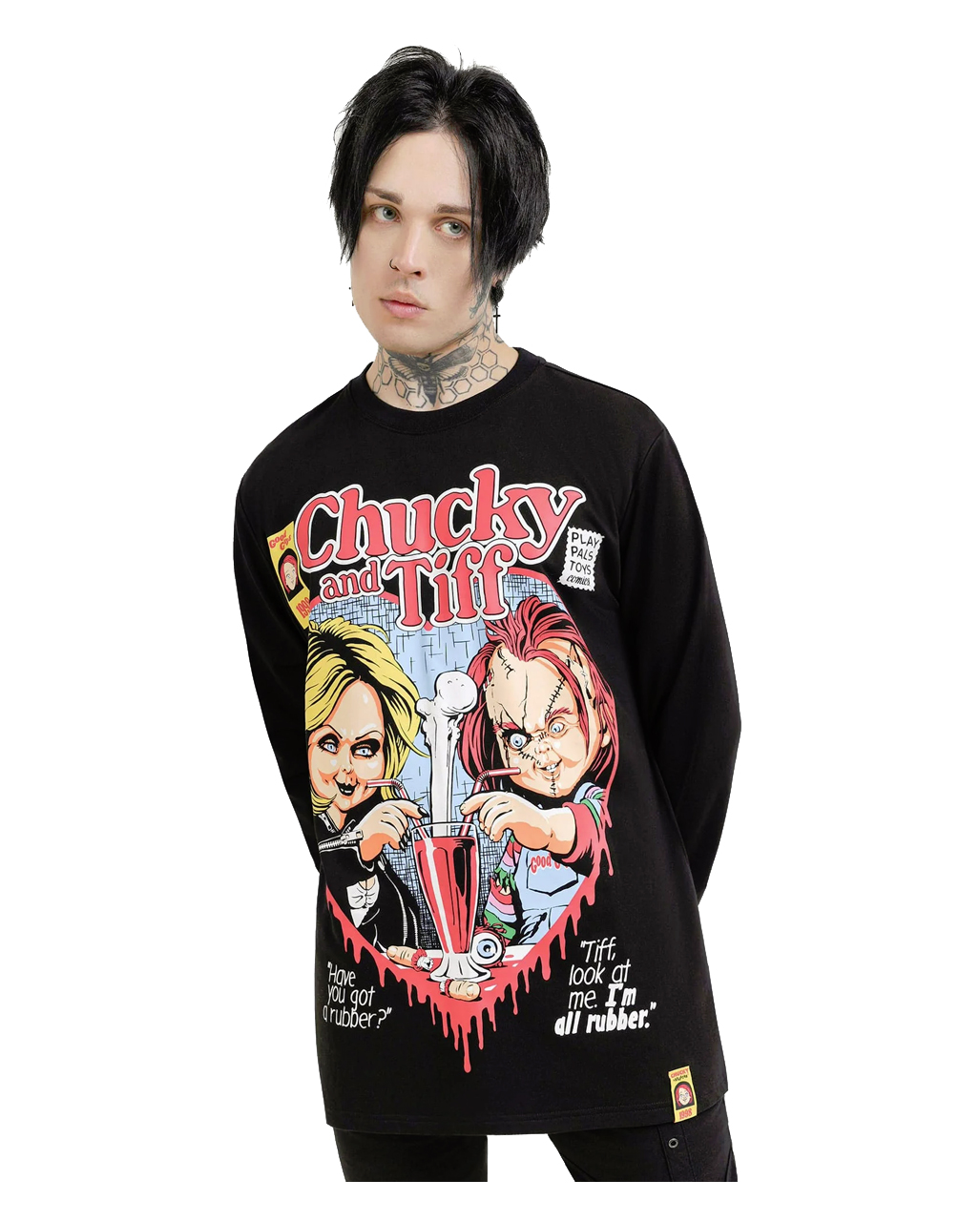 KILLSTAR Chucky & Tiff Forever Sweatshirt | Buy Gothic Fashion | Horror ...