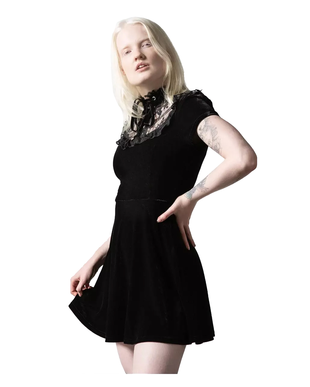 KILLSTAR Evernight Mini Dress | Gothic Fashion | Horror-Shop.com