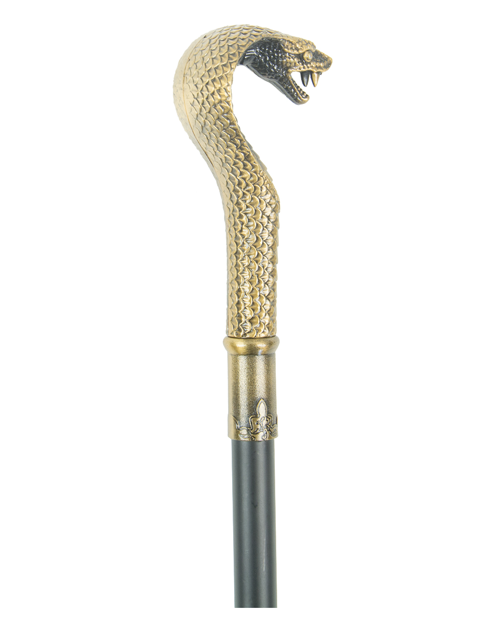 Kobra Walking Stick Brass as a Halloween costume accessory | Horror ...
