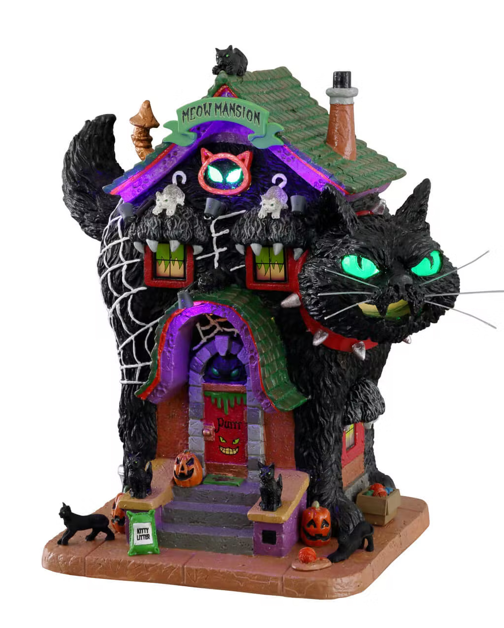 Lemax Spooky Town - Meow Mansion ★ Cat mansion | Horror-Shop.com