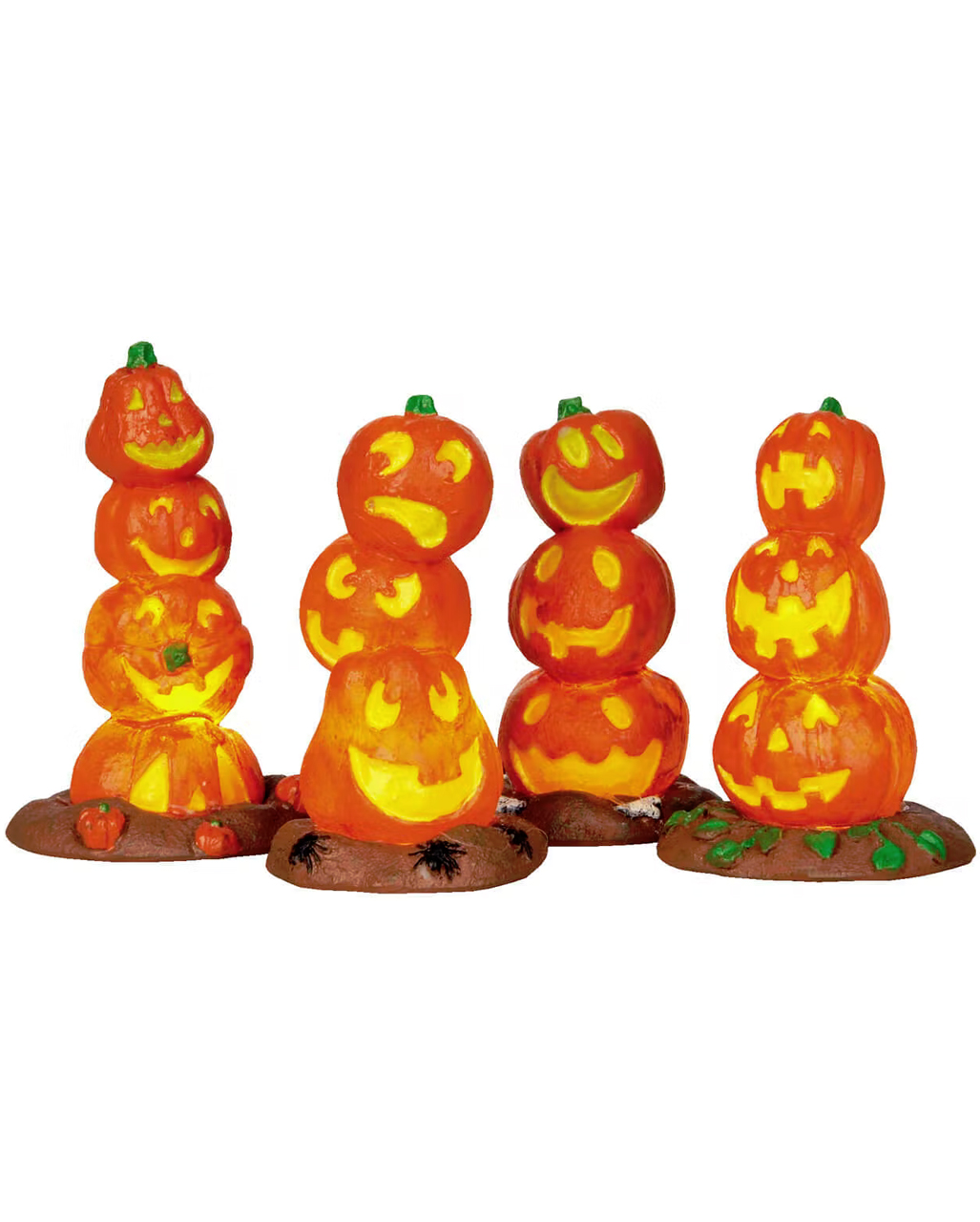 Lemax Spooky Town - Light Up Pumpkin Stack | 4 figures | Horror-Shop.com