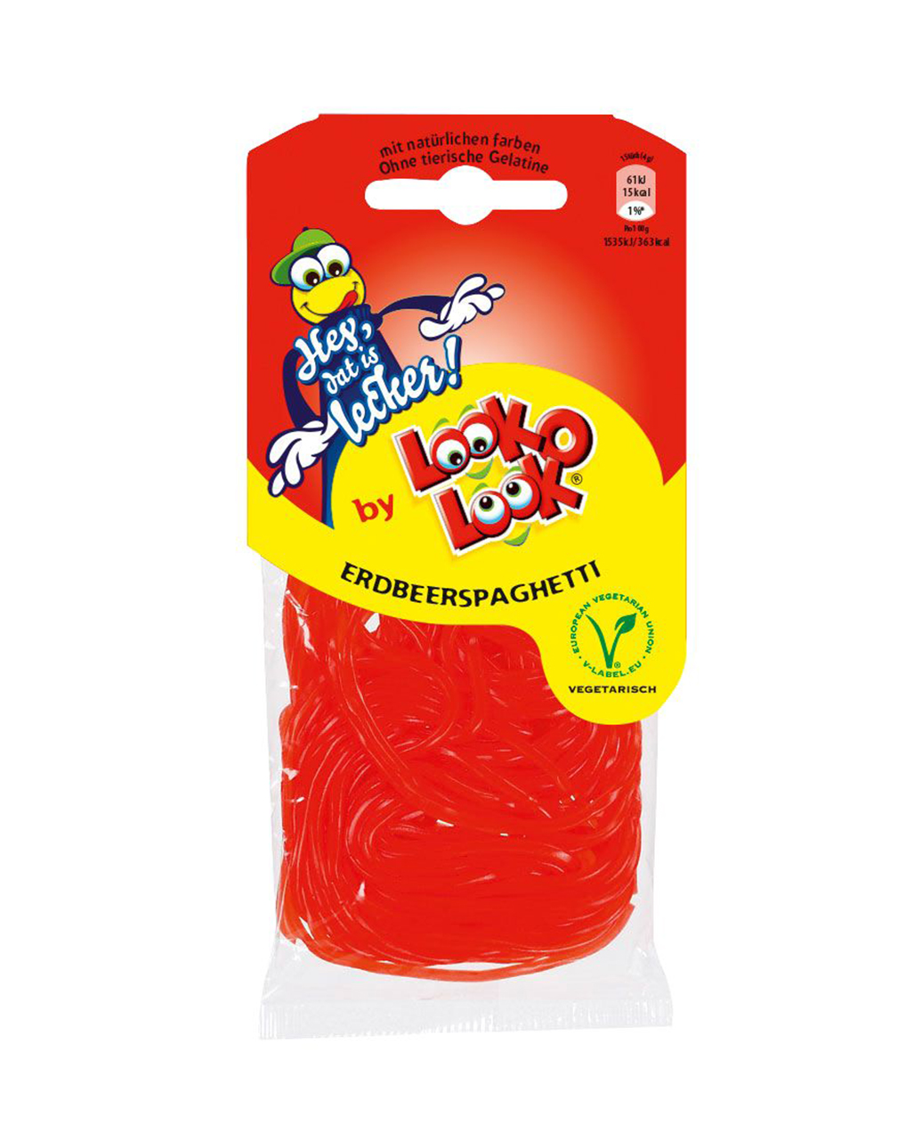 Look O Look Strawberry Spaghetti as a Halloween candy | horror-shop.com