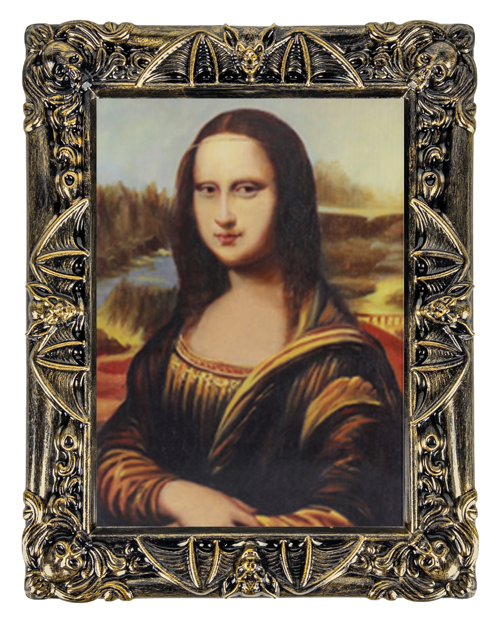 Monster Lisa Hologram Portrait 50x39cm | Deco | Horror-Shop.com