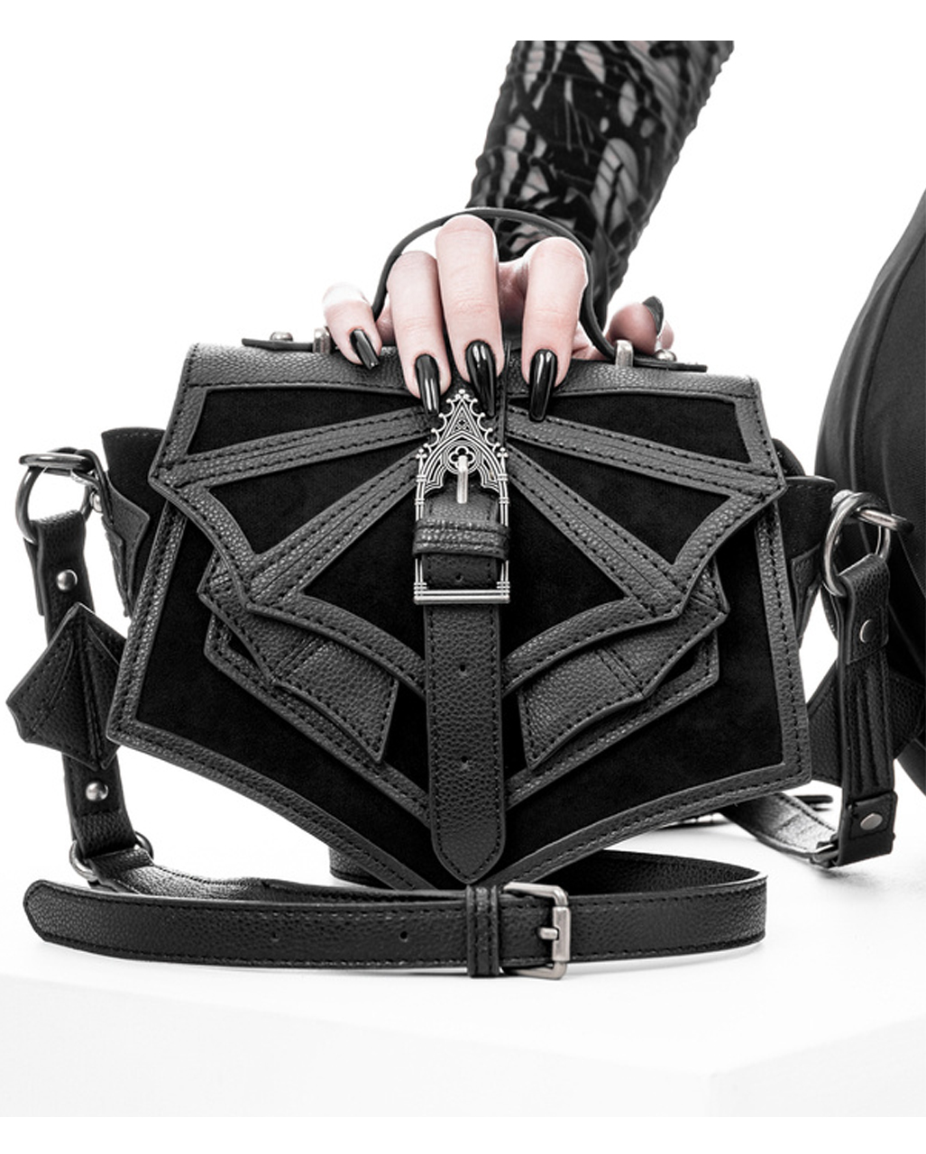 Night Creature Gothic Schultertasche ★ Gothic Accessoire | Horror-Shop.com
