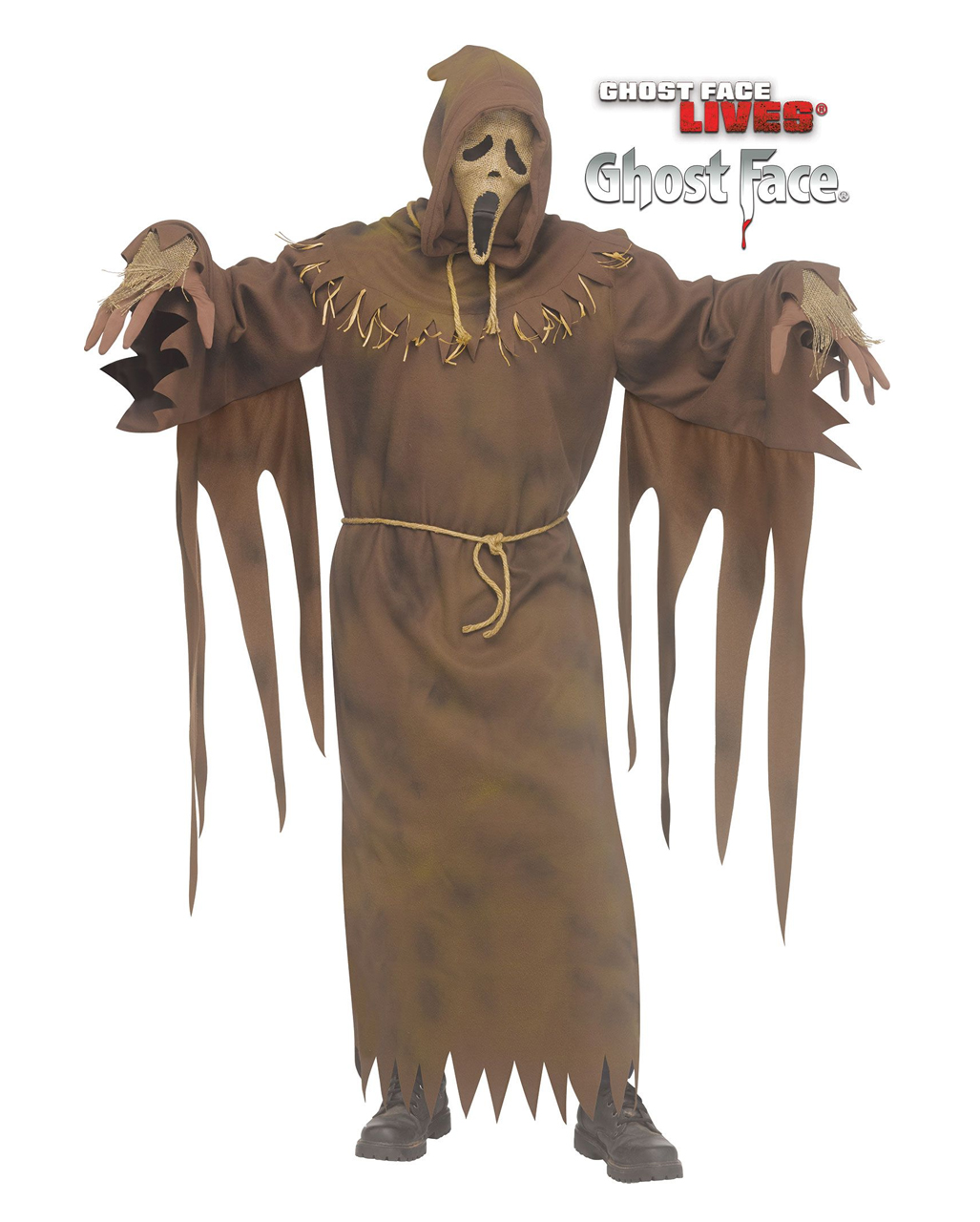 Scarecrow Ghost Face Costume for Halloween | Horror-Shop.com