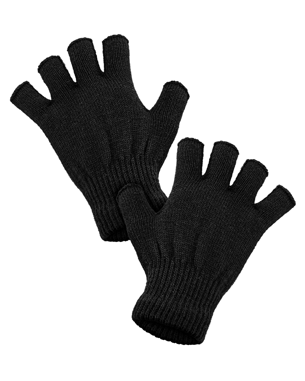 Black Fingerless 80s Gloves | Order NOW | Horror-Shop.com