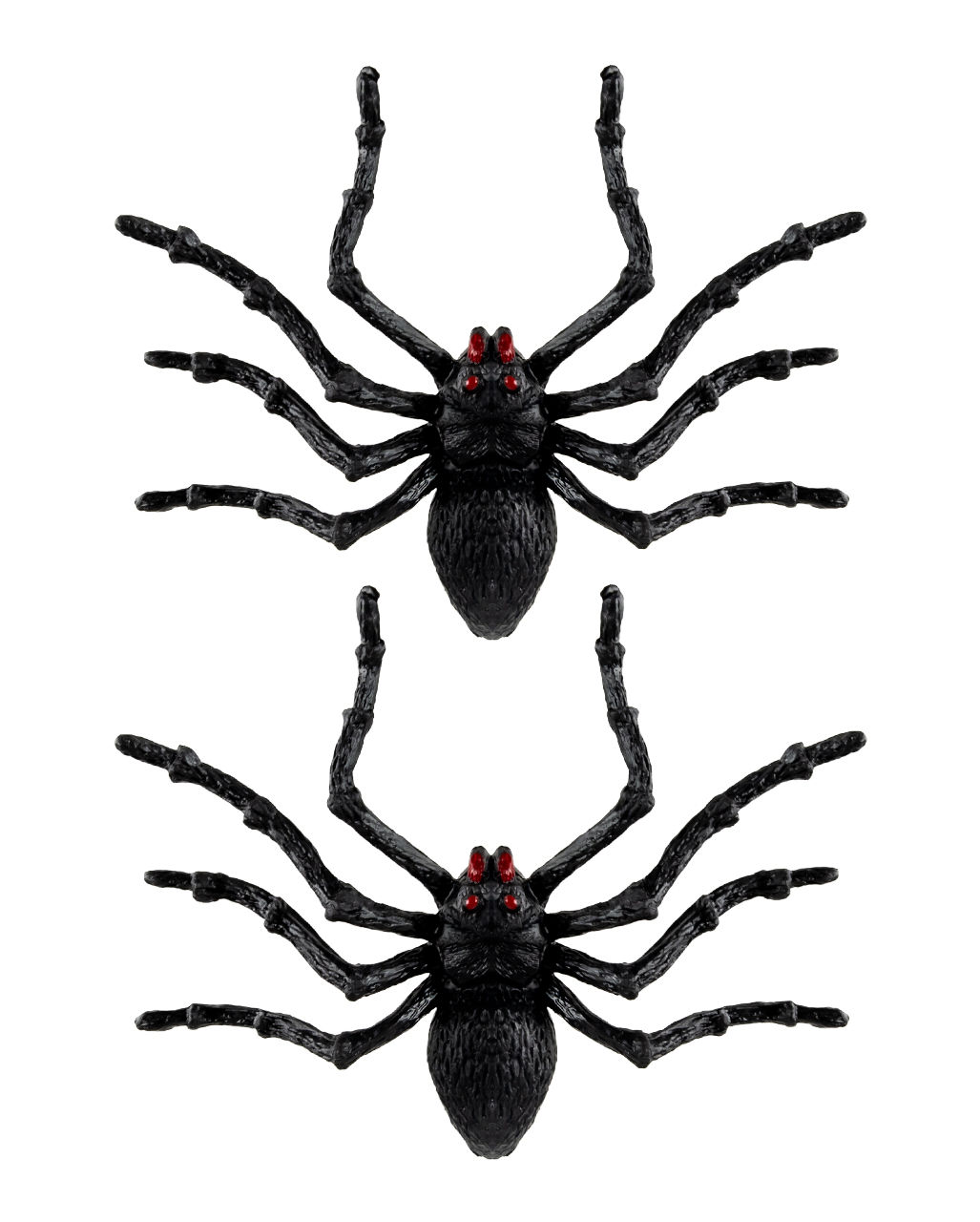 Giant Black Tarantula 2 Pieces 14cm as decoration | Horror-Shop.com