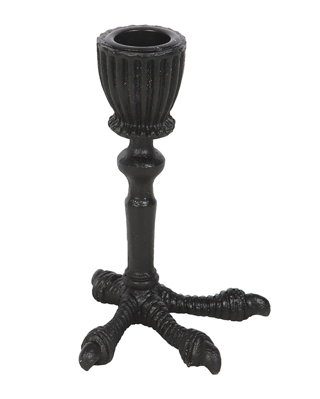 Black Raven Claw Candlestick 12.5cm as table decoration | Horror-Shop.com