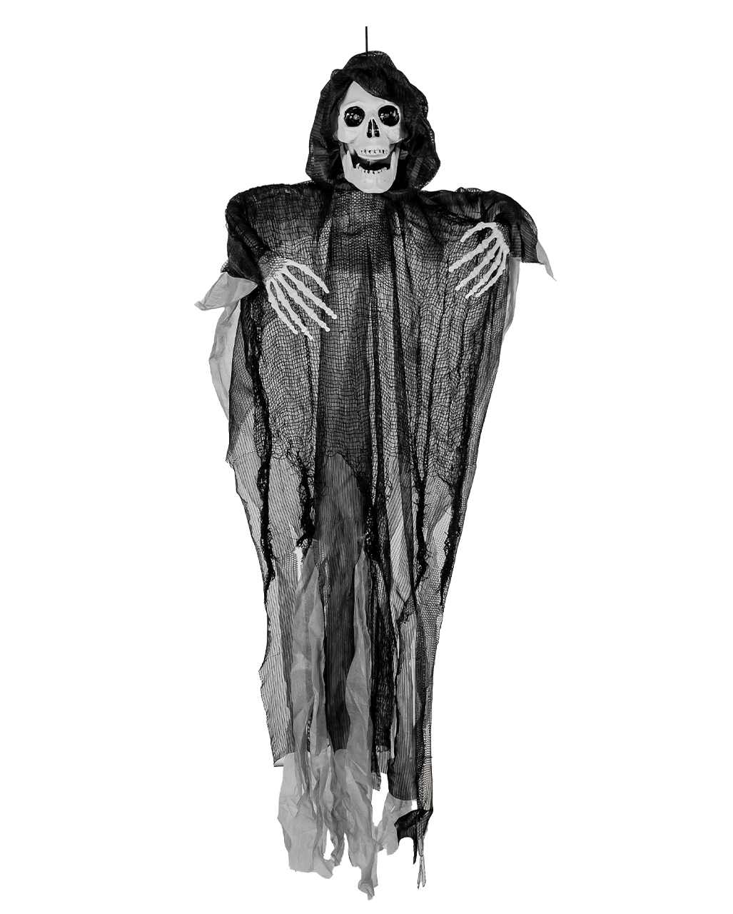 Shaking Ragged Ghost With Light & Sound 120cm for 🎃 | Horror-Shop.com