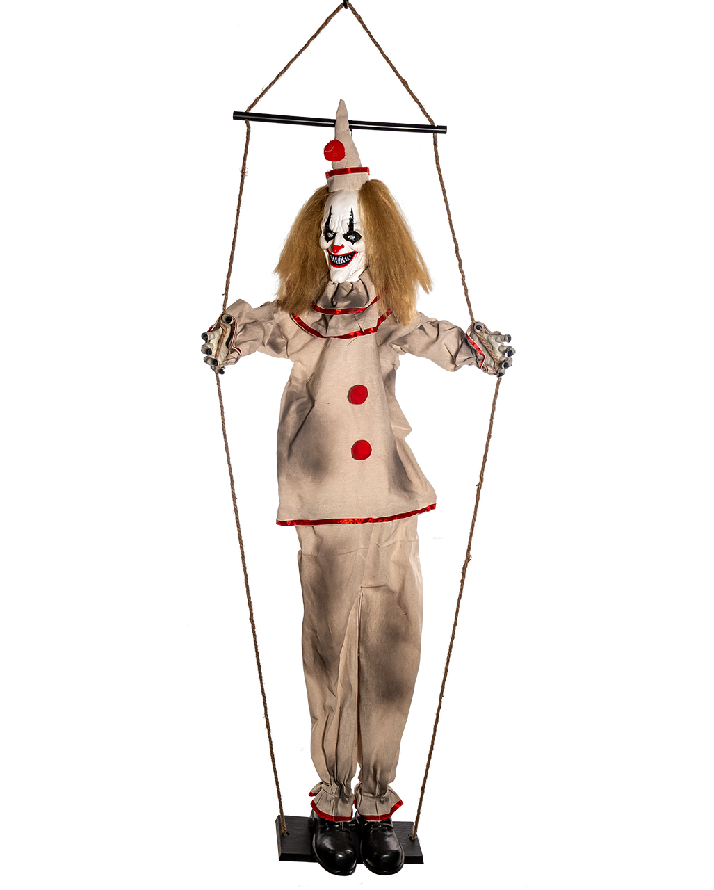Shaking Horror Clown On Swing 140cm ★ | Horror-Shop.com