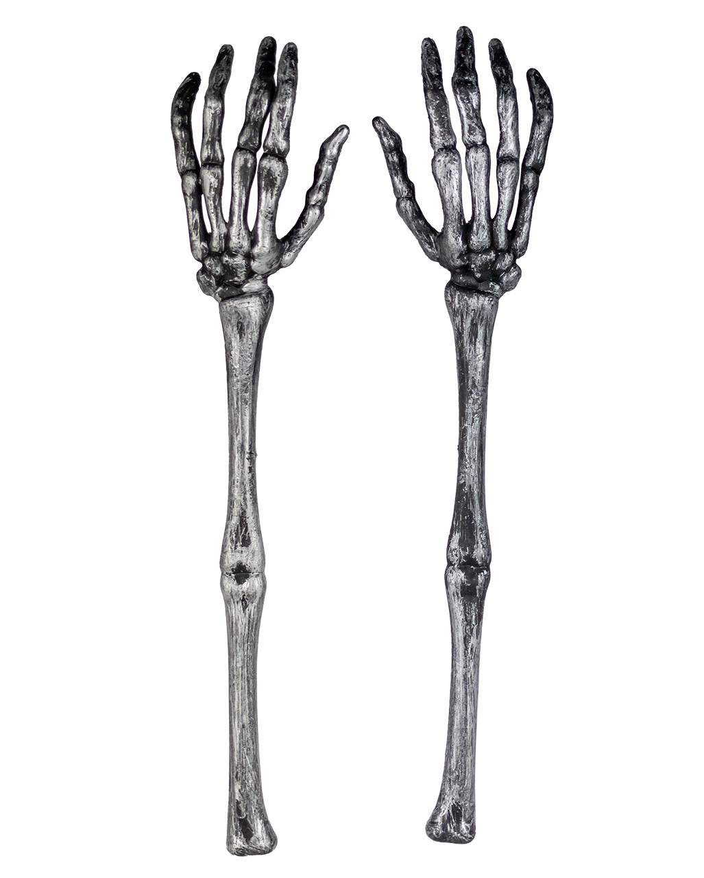 Silver Skeleton Hands Serving Set 2pc | Horror-Shop.com
