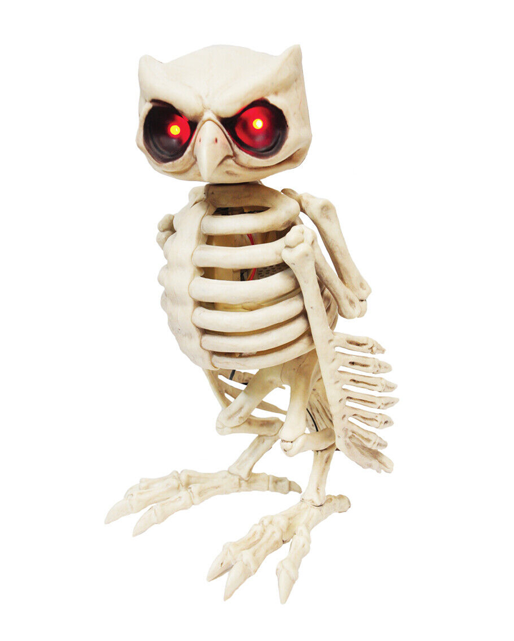 Skeleton Owl Animatronic With Sound | Halloween decoration | Horror ...