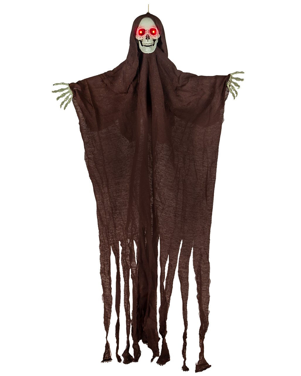 Skeleton Ghost In Rag Robe With LED Eyes 115cm ★ | Horror-Shop.com