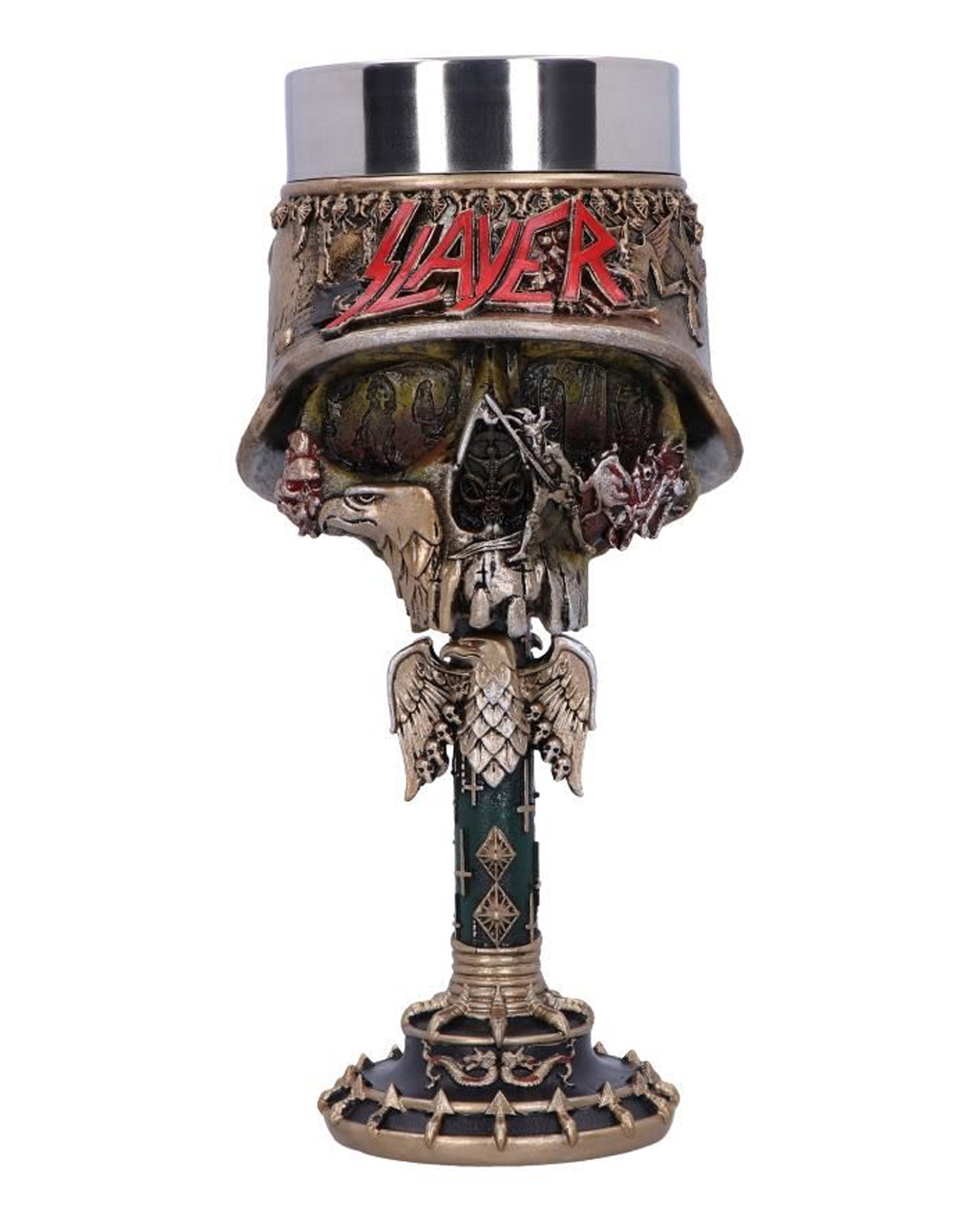 Slayer Skull Goblet 19,5cm | Metal Merchandise | Horror-Shop.com