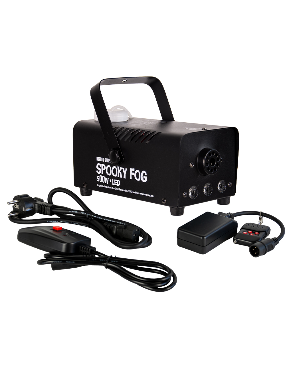 Spooky Fog + RGB LED 500W Fog Machine With Radio Remote Control for ...