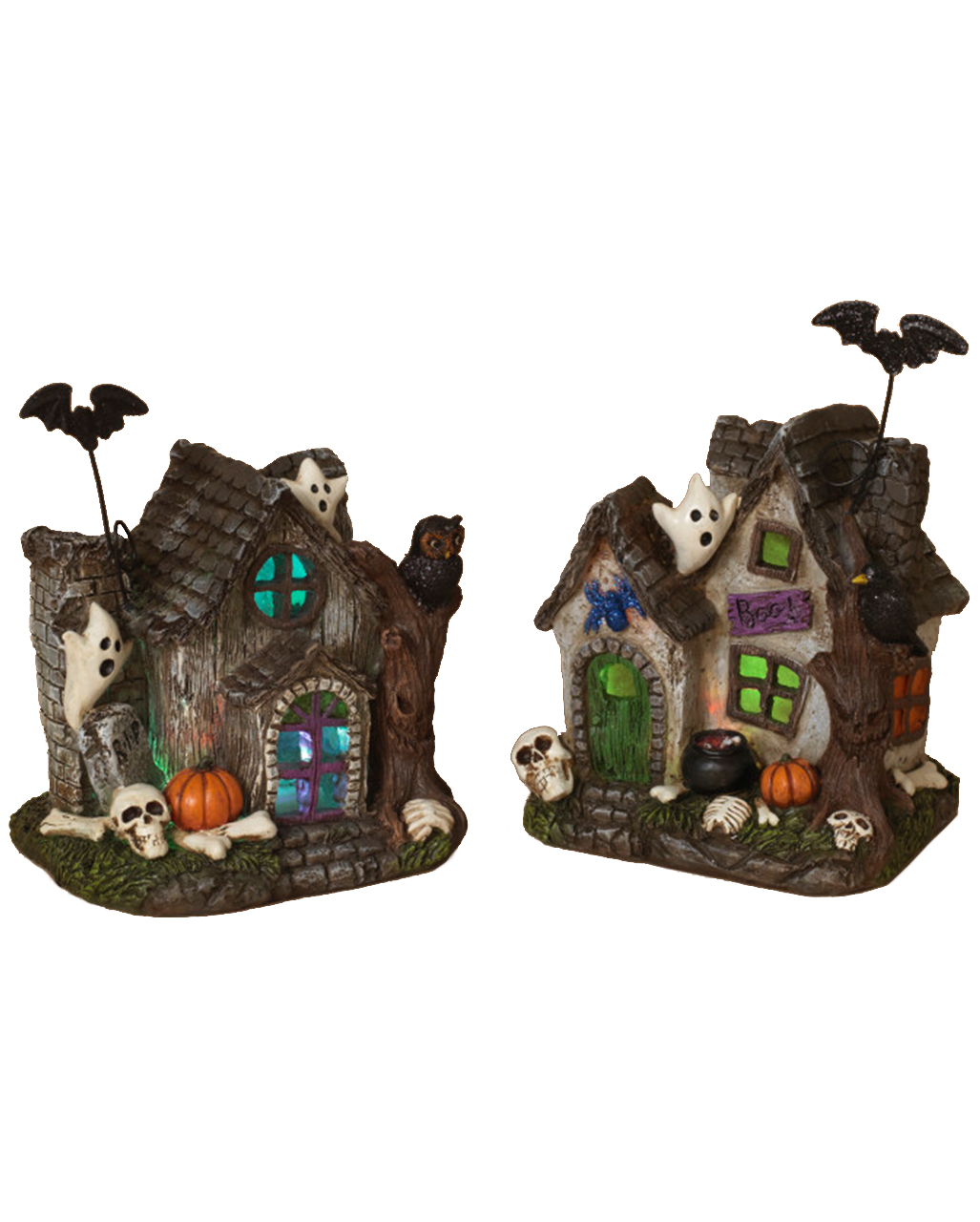 Spooky Haunted House With LED 17cm for Halloween | Horror-Shop.com