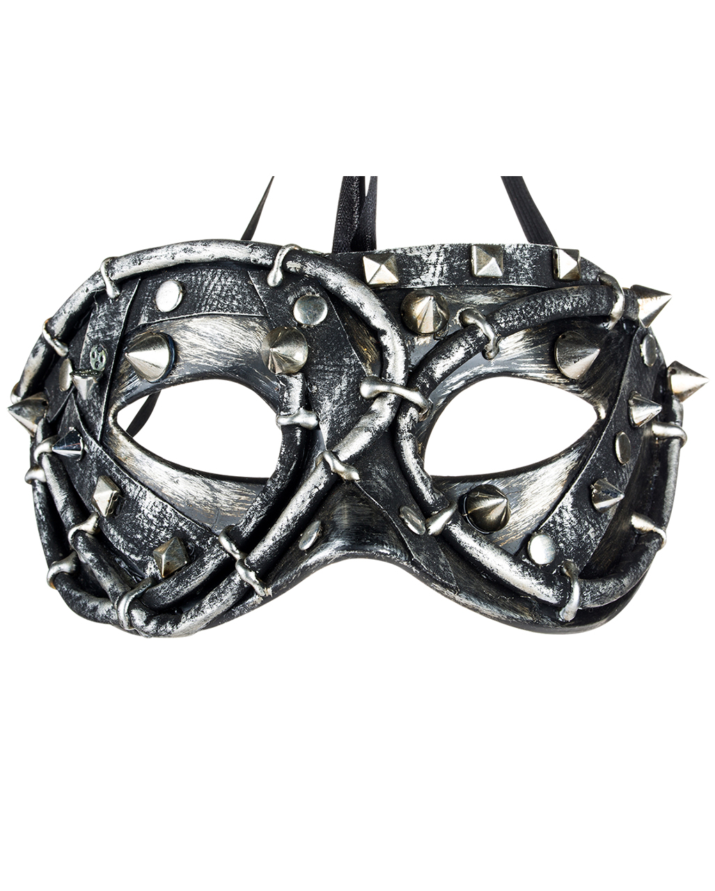 Techno Rose Steampunk Eye Mask With Studs as a sexy costume accessory ...