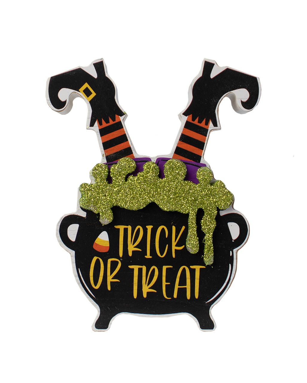 Trick Or Treat Witch Cauldron Stand Up 12cm ★ Buy | Horror-Shop.com