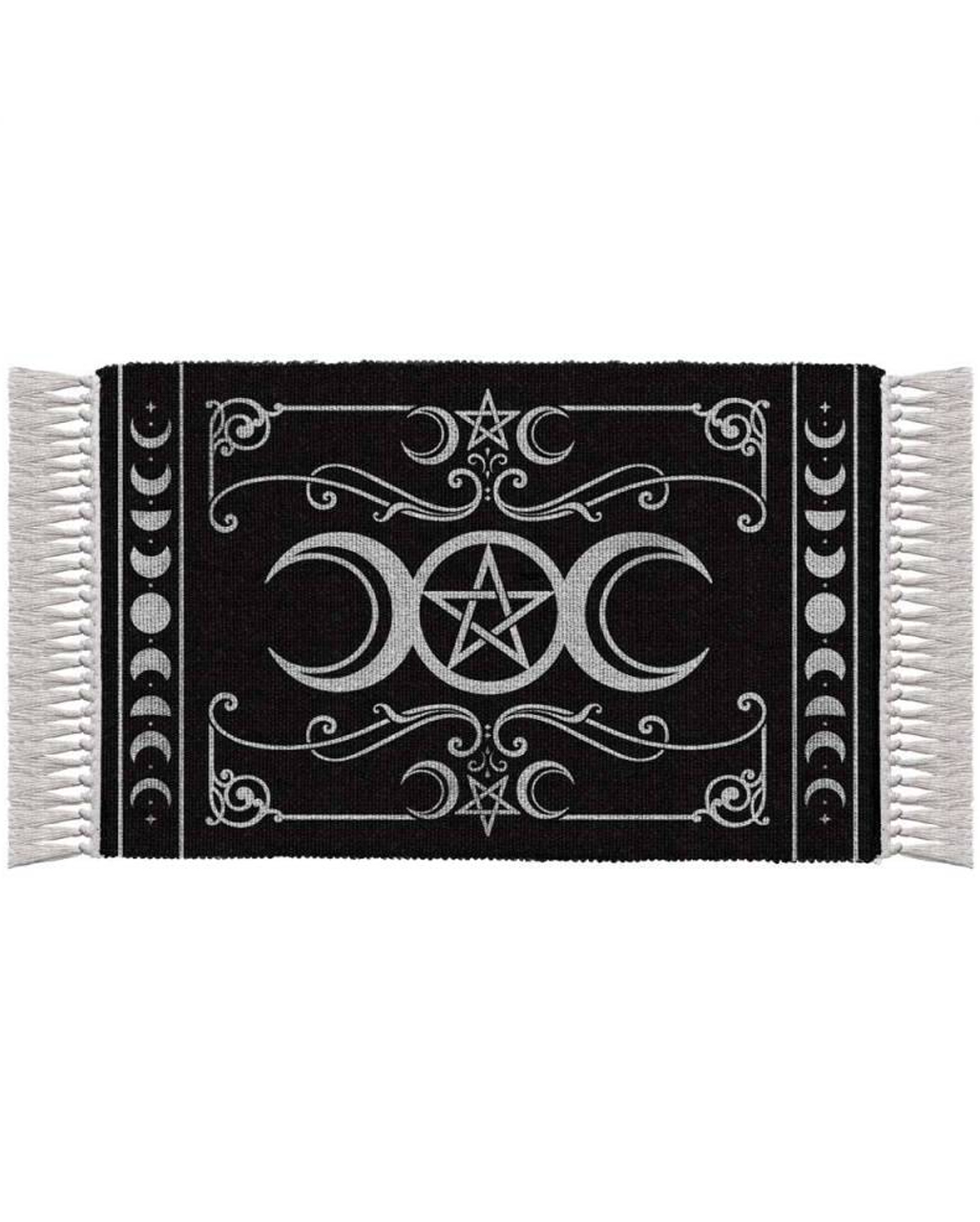 Triple Moon Gothic Rug 97x51cm | Gothic home decor | Horror-Shop.com