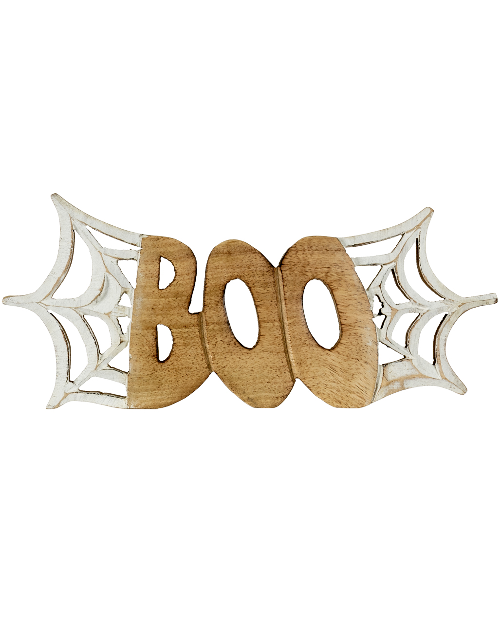 Urban "Boo" Table Decoration With Wooden Spider Web 25cm order | Horror ...