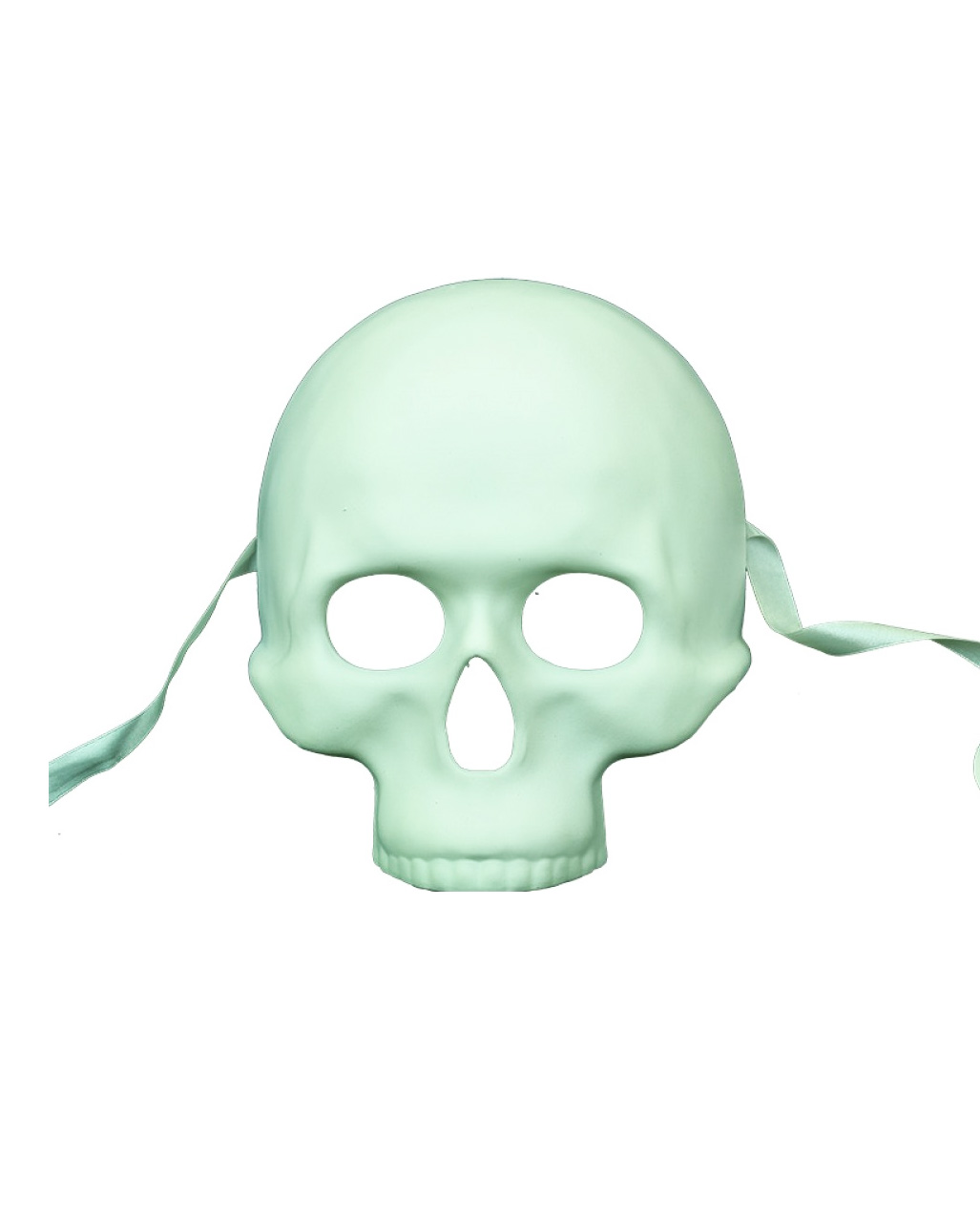 White Skull Half Mask | Horror-Shop.com