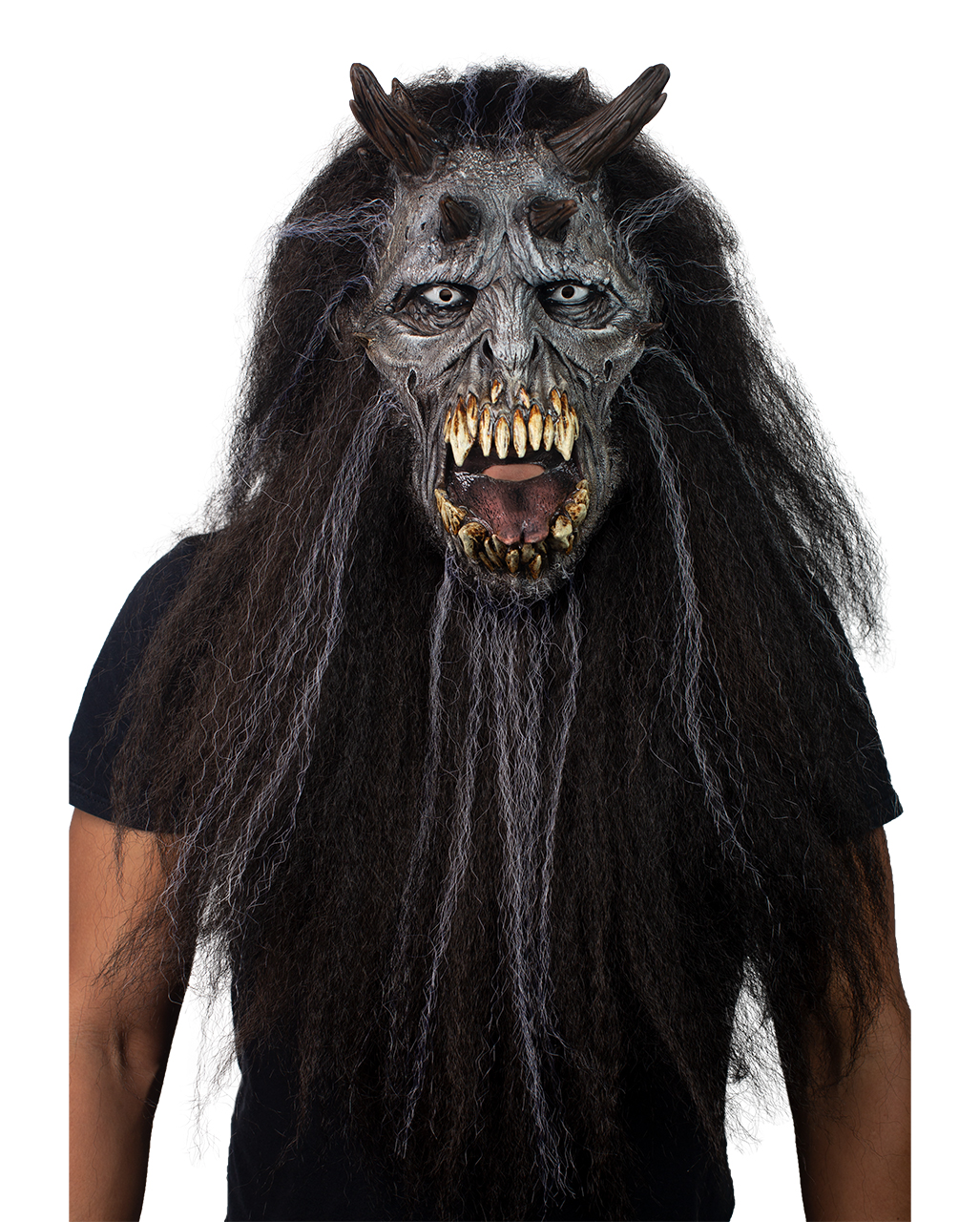 Wendigo Demon Mask With Horns | Monster mask | Horror-Shop.com