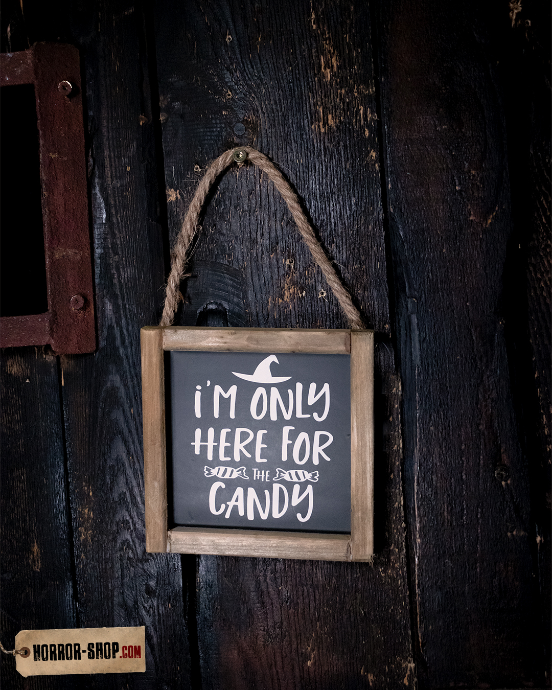 Halloween Mural "I'm Only Here For The Candy" 15cm for Halloween ...