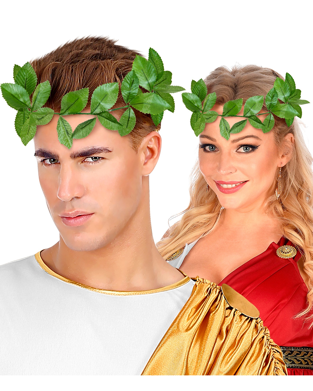 Green Laurel Wreath Headdress | Romans & Antique Costumes | Horror-Shop.com