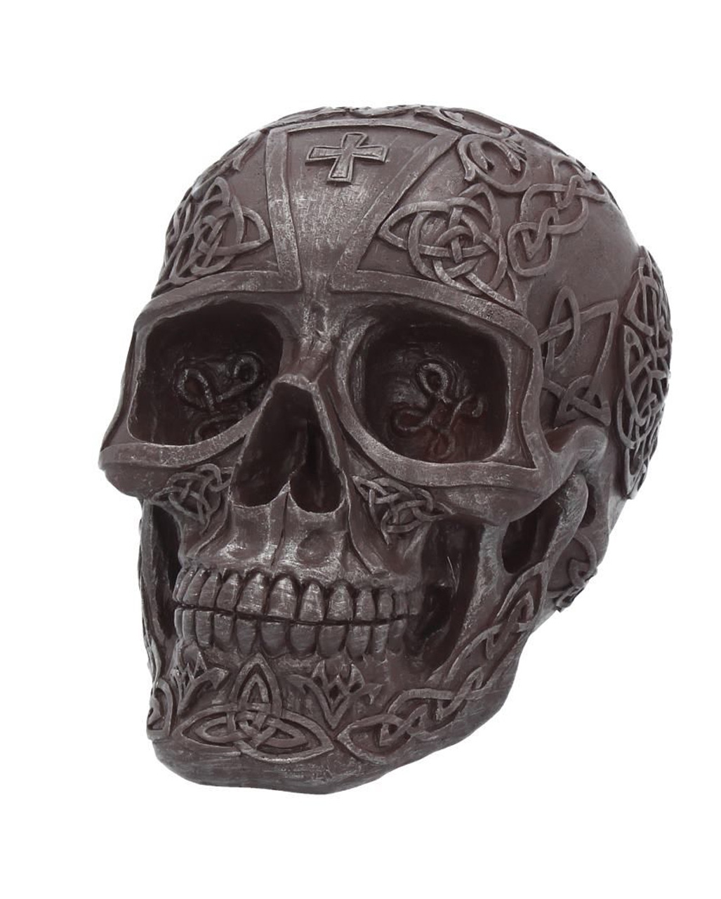 Celtic Iron Skull 16cm as Gothic Deco 💀 | Horror-Shop.com