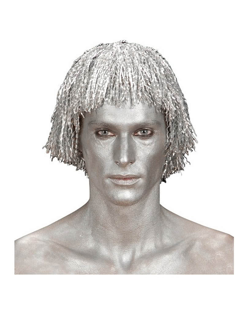 Cream Make Up Silver | Silver shiny theater make | Horror-Shop.com