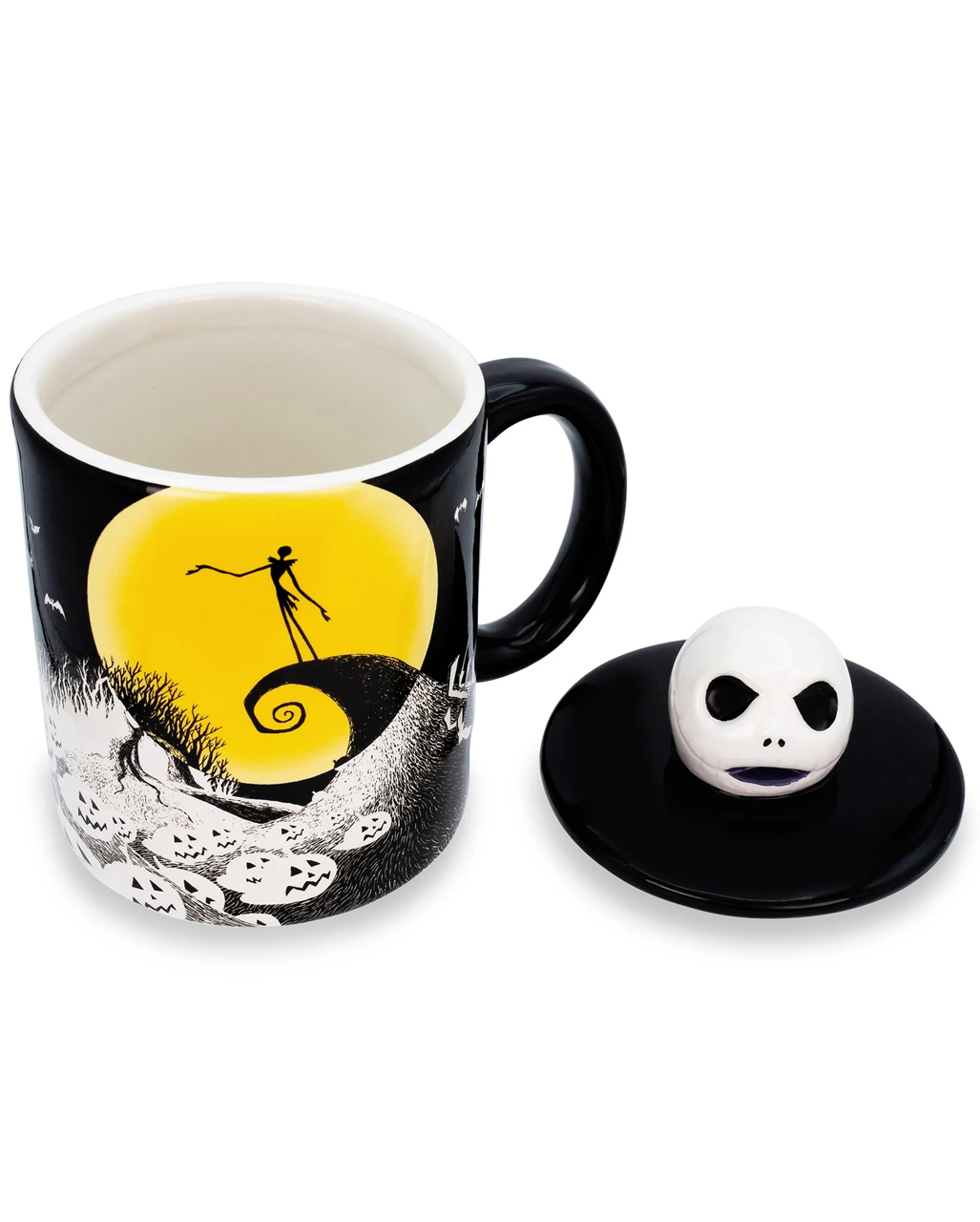 Disney TNBC Jack Skellington Mug With Lid ★ | Horror-Shop.com