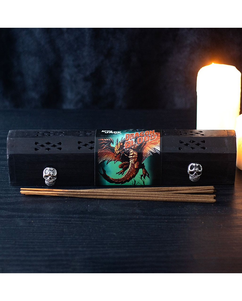 "Dragon Blood" Incense Sticks & Box As A Set Buy | Horror-Shop.com
