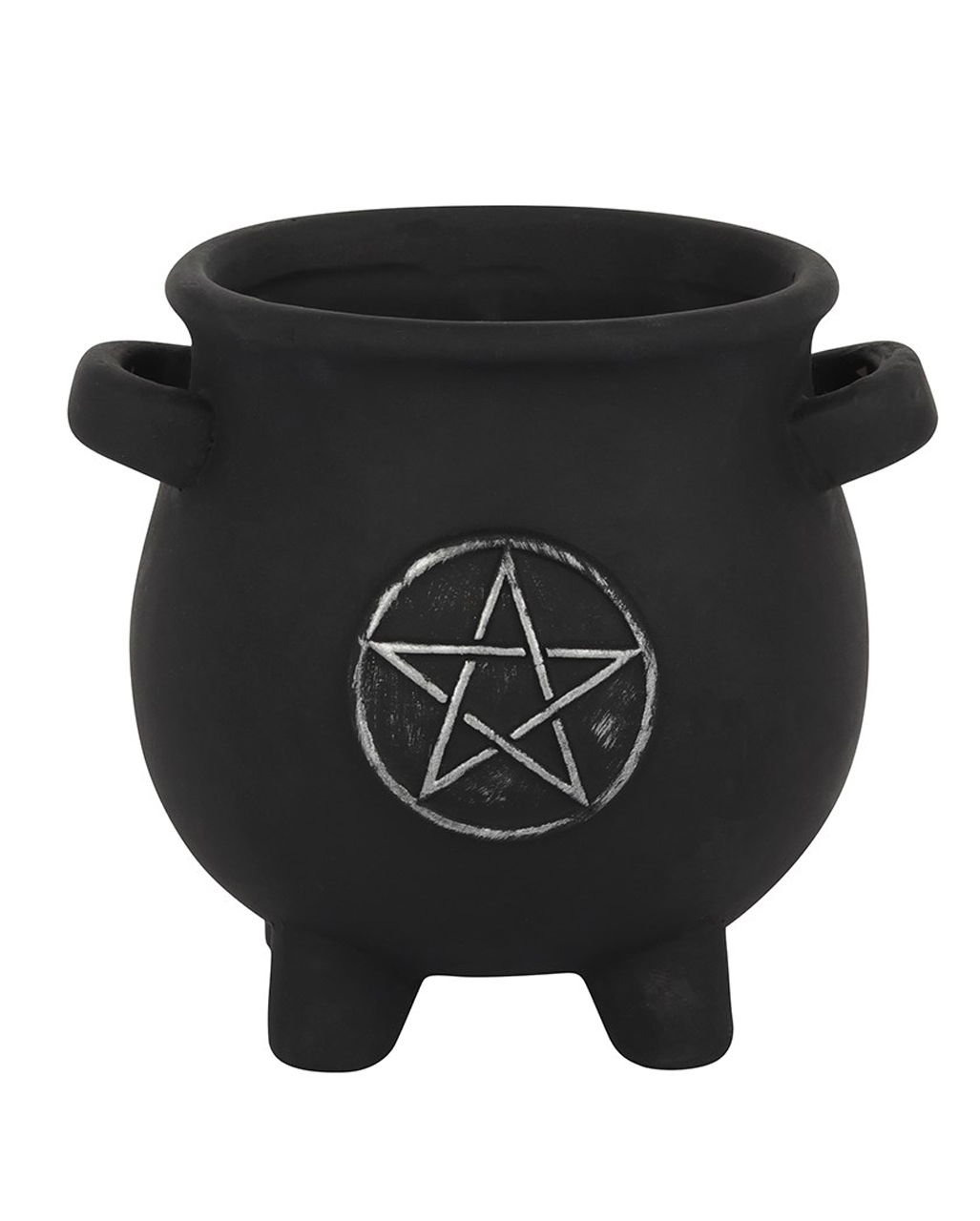 Witch Cauldron With Pentagram Plant Bowl order | Horror-Shop.com