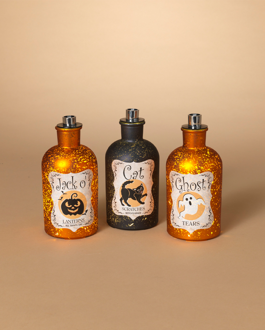 Ghost Tears Mercury Glass Decorative Bottle With LED 18 Cm ★ | Horror ...