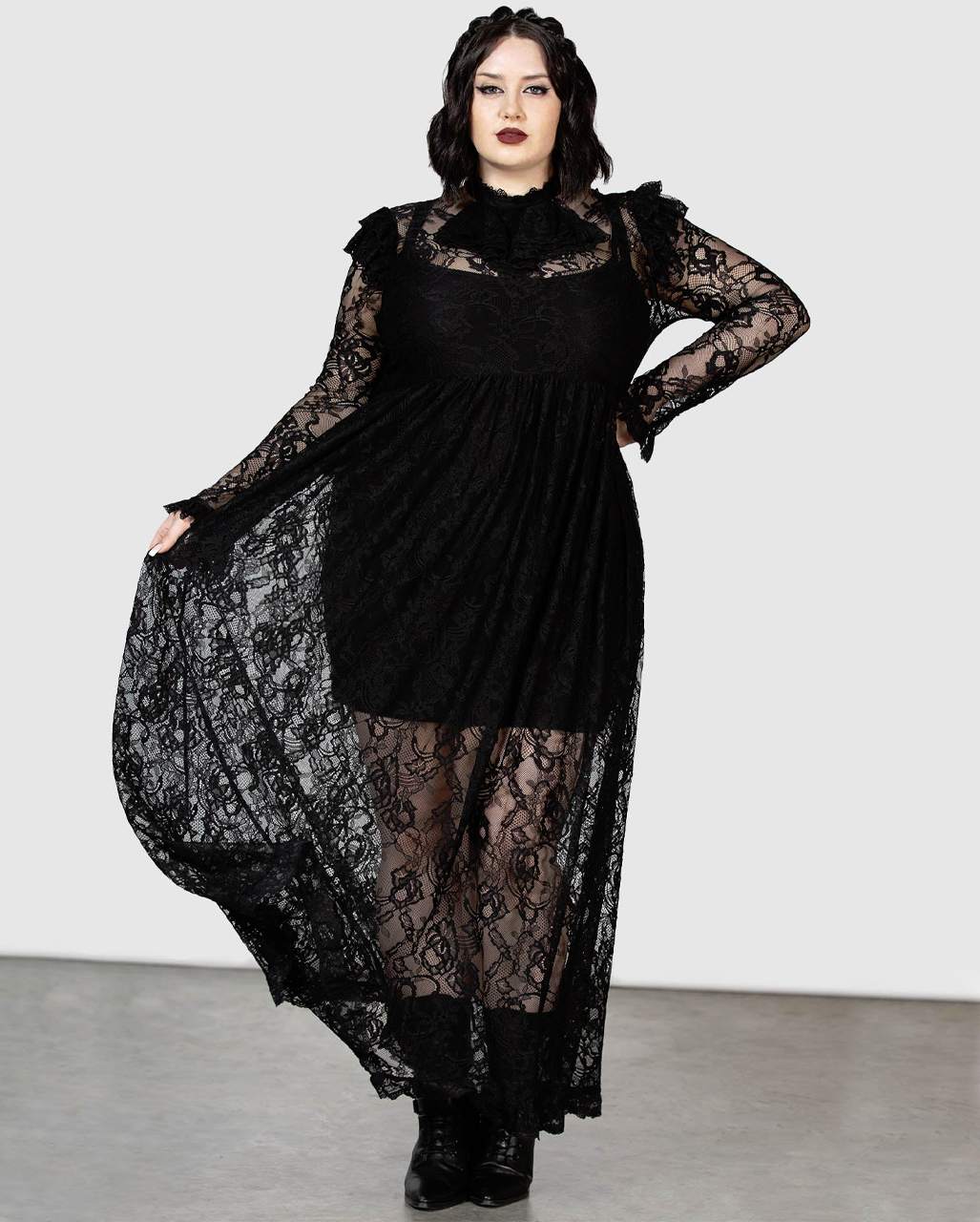 KILLSTAR Enmity Maxi Kleid bestellen | Horror-Shop.com