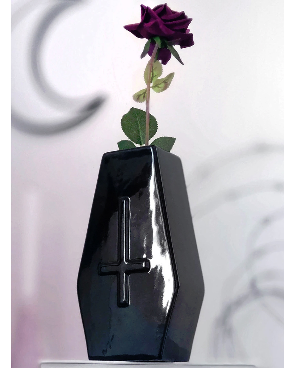 KILLSTAR Coffin Vase Large ★ Gothic home decoration | Horror-Shop.com